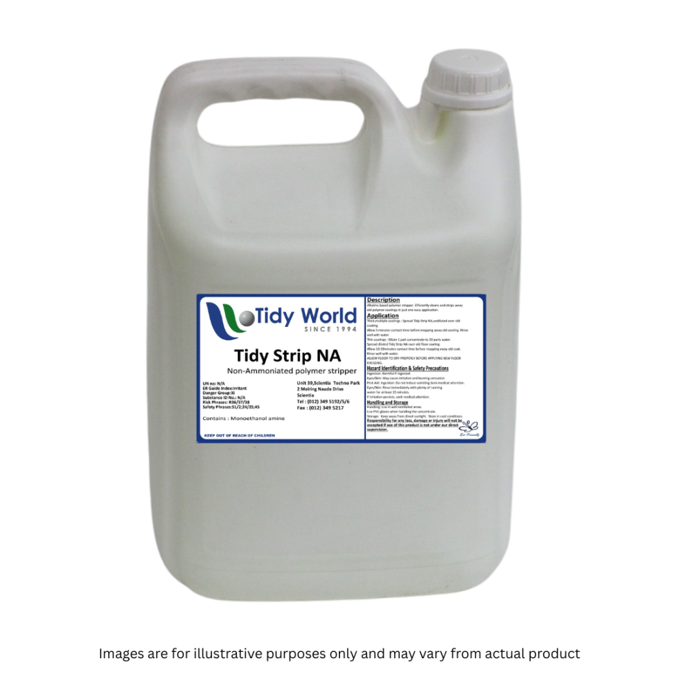 TIDY STRIP NA | NON-AMMONIATED POLYMER STRIP-5L | Tidy World